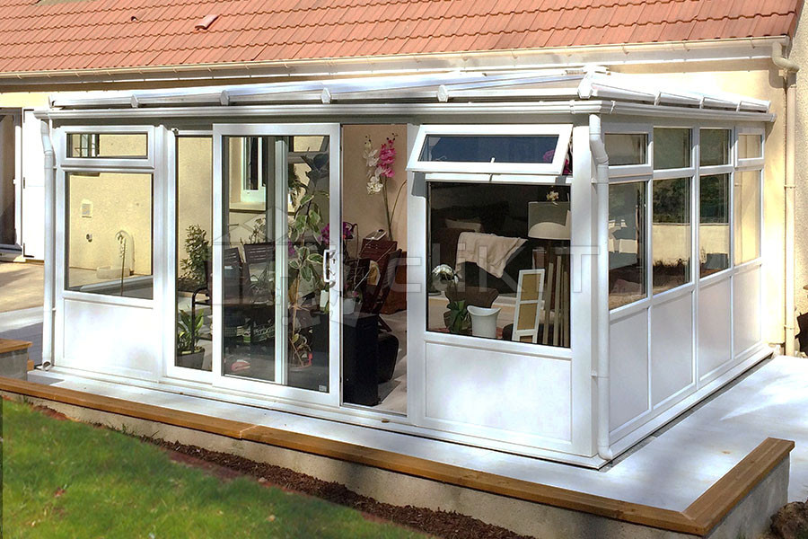 Véranda en Kit NORWICH Sur-Mesure - V3 Soubassement plein | CliKIT